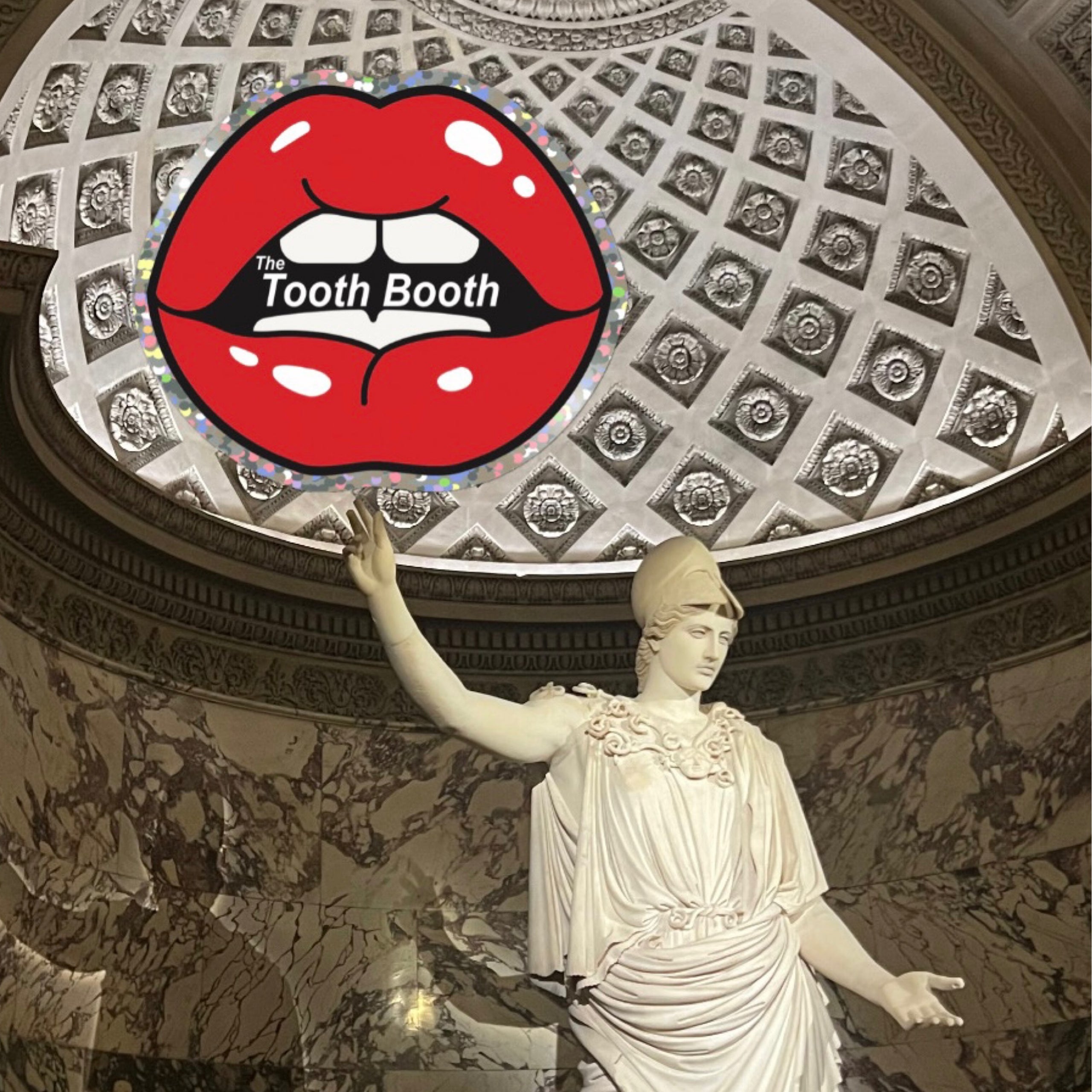 Lip Logo sticker | The Tooth Booth